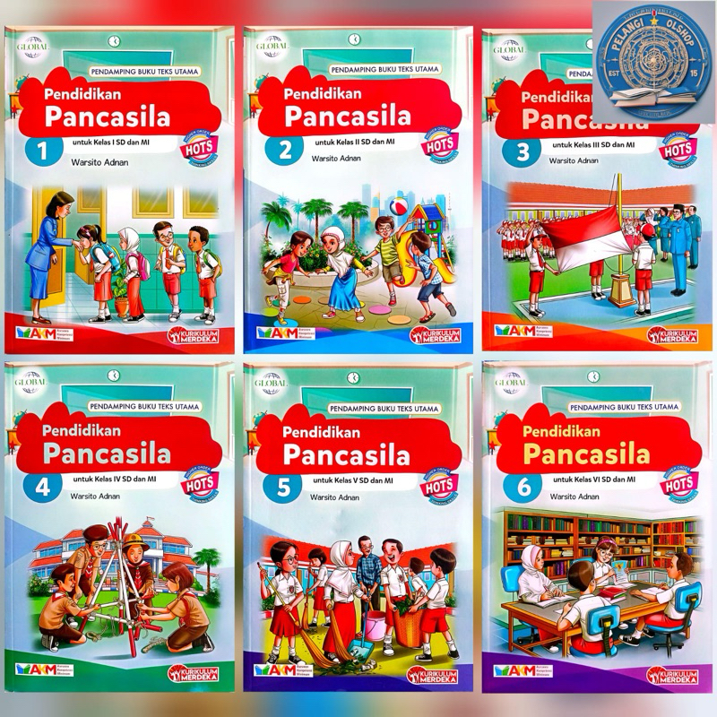 Jual GLOBAL PENDIDIKAN PANCASILA SD/MI KELAS 1 2 3 4 5 6 KURIKULUM MERDEKA | Shopee Indonesia