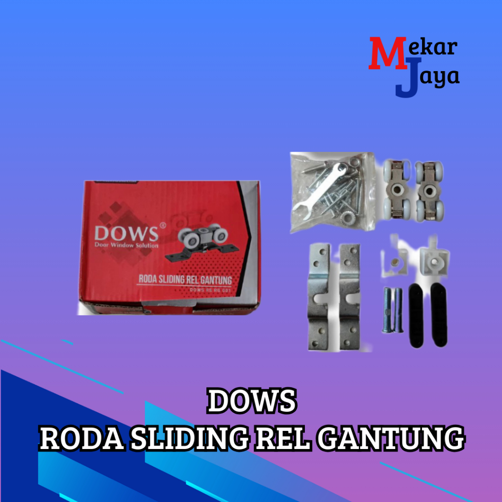 Jual DOWS RODA SLIDING DOOR REL GANTUNG RS TG 001 DOWS RODA PINTU ...