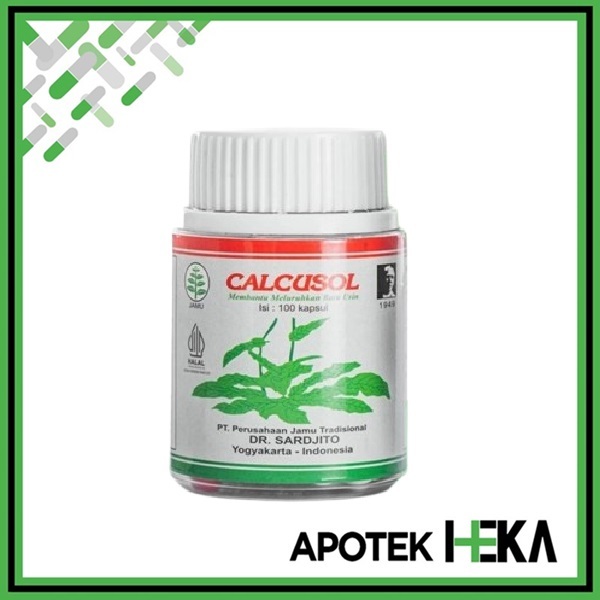 Jual Calcusol Botol isi 50 Kapsul - Suplemen Herbal Batu Ginjal ...