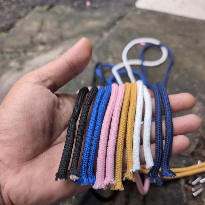 Jual tali bulat premium 4mm 6mm mm jual per 30 mtr tali bulat poliester ...