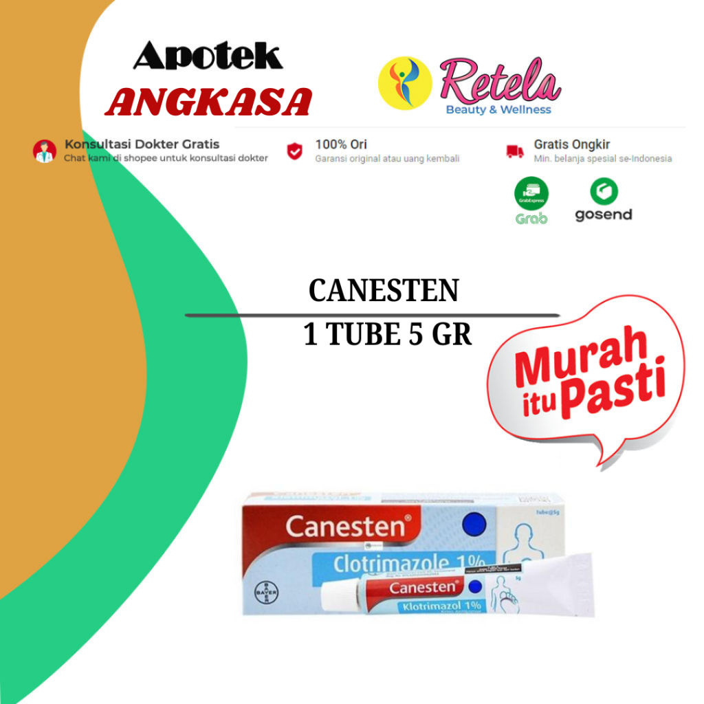 Jual CANESTEN 1 TUBE 5 GR | Shopee Indonesia