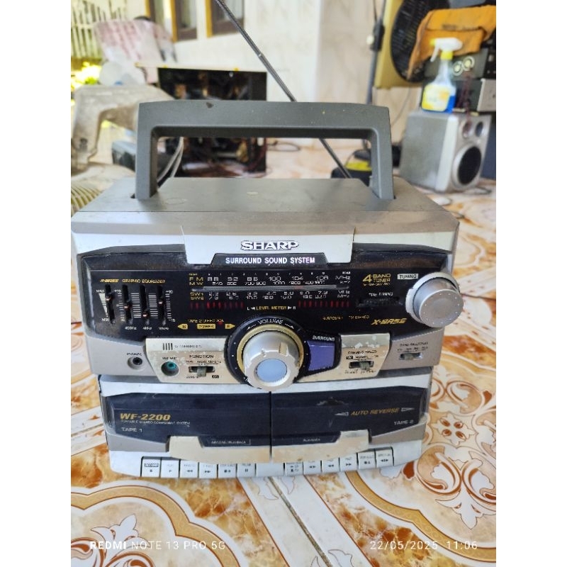 Jual Radio Tipe Sharp Simba Jadul Antik Vintage, Tipe Masih Fungsi 80% ...