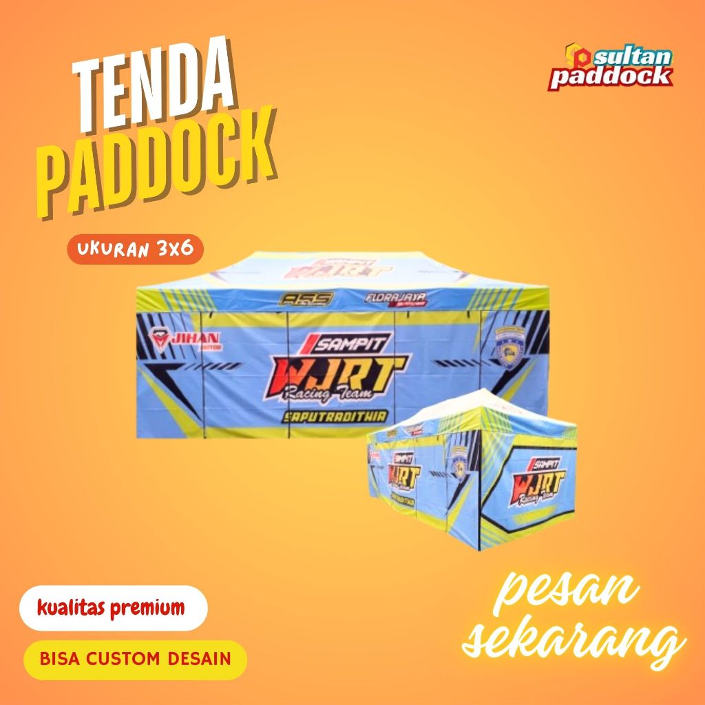 Jual Tenda paddock ukuran 3x6 custom design | Shopee Indonesia