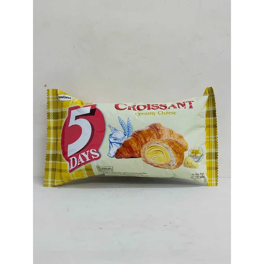 Jual 5DAYS CROISSANT CREAMY CHEESE 60G | Shopee Indonesia