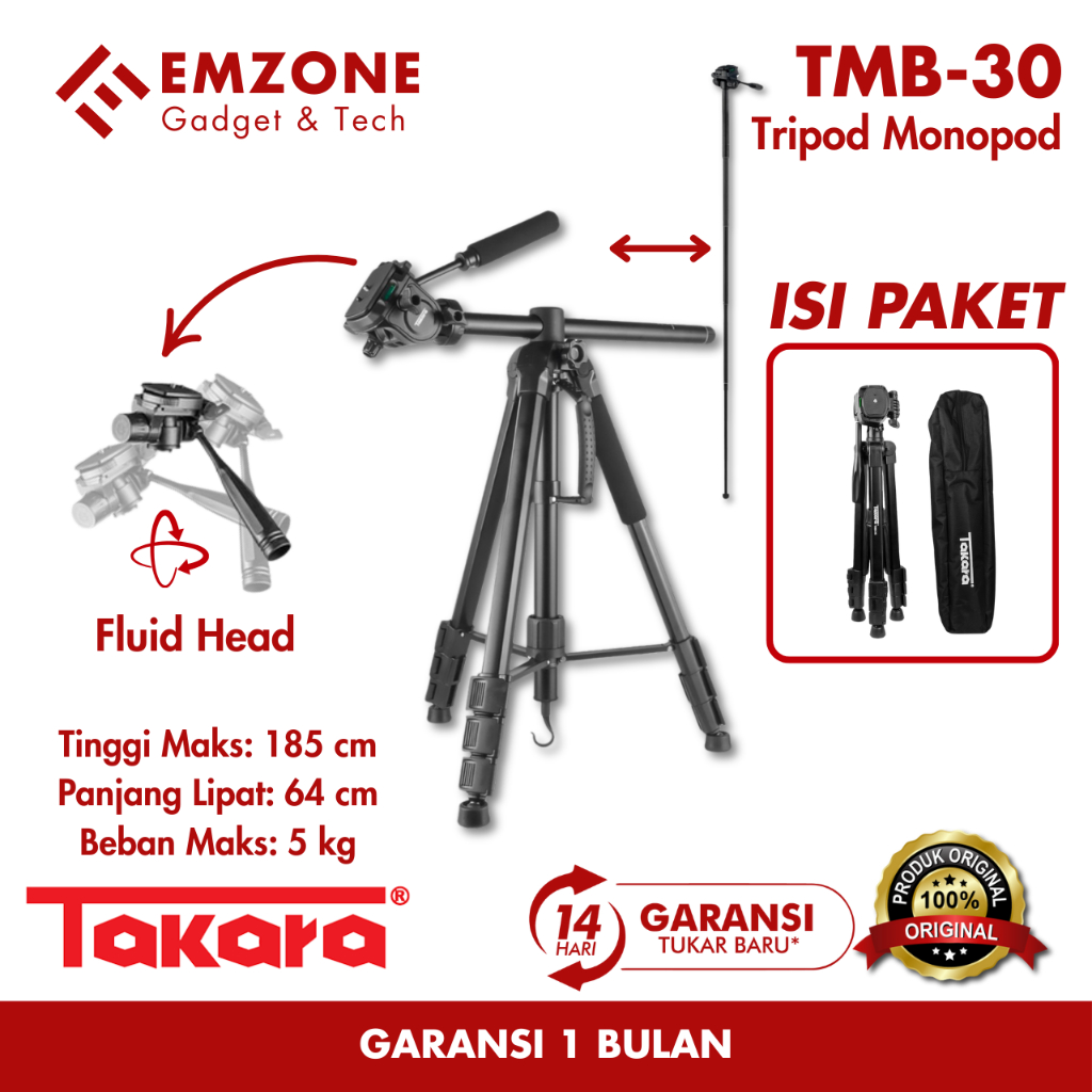 Jual Takara TMB-30 Overhead Flat Lay Tripod Monopod Fluid Head Flatlay | Shopee Indonesia
