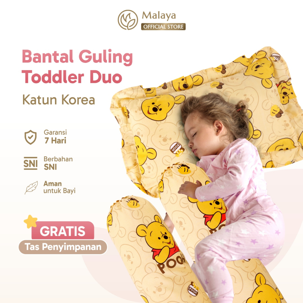 Jual Malaya Baby l Bantal Dan Double Guling Balita Toddler | Katun ...