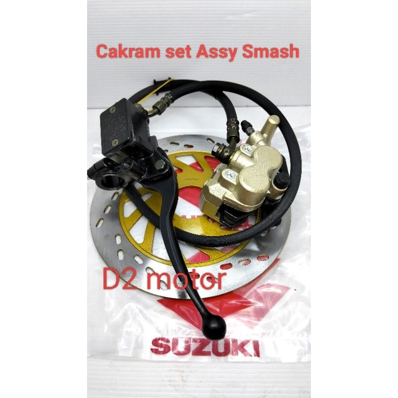 Jual CAKRAM SET ASSY DEPAN KALIPER PALA BABI PIRINGAN CAKRAM SUZUKI SMASH LAMA BARU SMASH TITAN ...