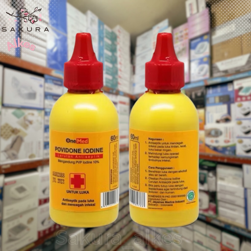 Jual OneMed Povidone Iodine 60ml | Shopee Indonesia