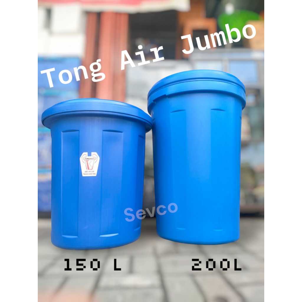 Jual Tong Air Biru Besar 150 L TongKuat / Gentong Air Jumbo Penampung ...