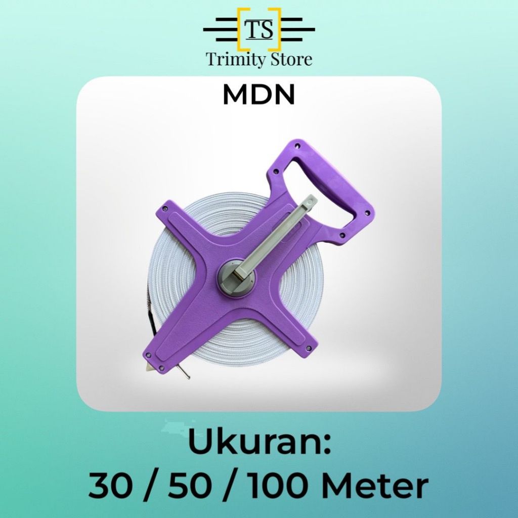 Jual MDN Meteran Fiber / Tancap Tanah / Rol Fiber Ukuran 30 / 50 / 100 Meter | Shopee Indonesia