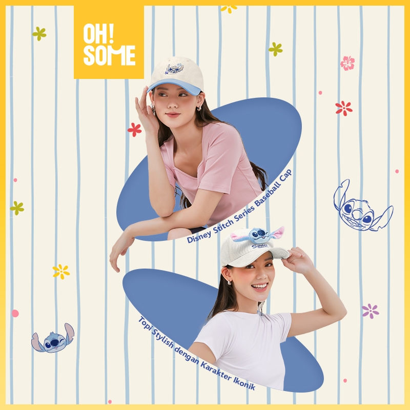 Jual 【OHSOME x Disney】- Mostorhata Stitch Series Beach Dream Hat ...