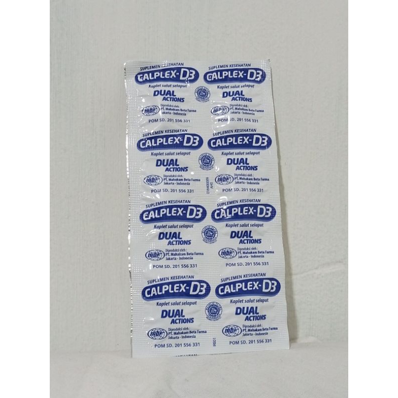 Jual CALPLEX D3 DUAL ACTIONS STRIP 6 TABLET | Shopee Indonesia