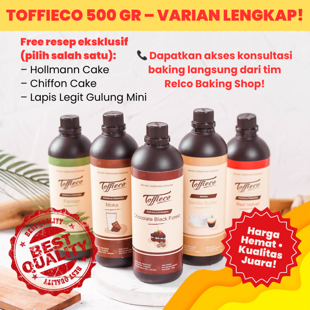 Jual TOFFIECO PASTA 500GR – VARIAN LENGKAP! BONUS RESEP KHUSUS ...