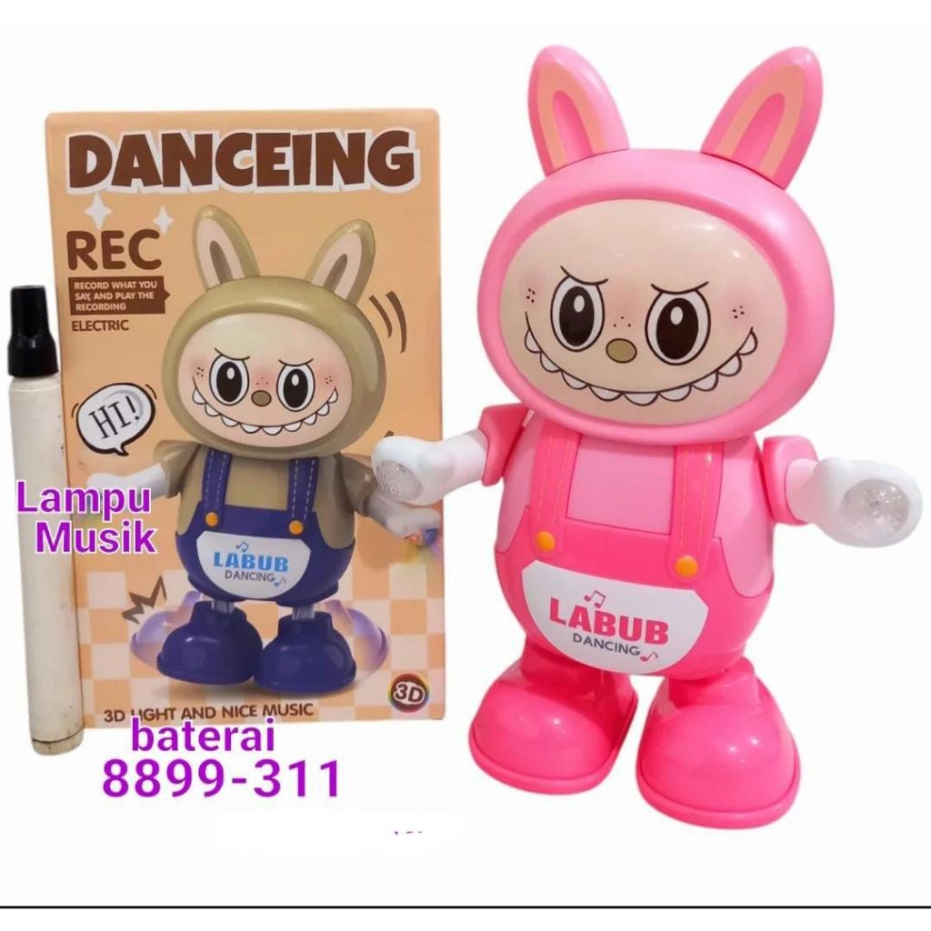 Jual MAINAN ANAK DANCING LABUBU / BONEKA LABUBU JOGET (8899-311 ...