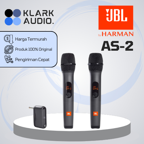 Jual JBL MIC WIRELESS SET AS2 / AS-2 / AS 2 MICROPHONE ORIGINAL GARANSI ...