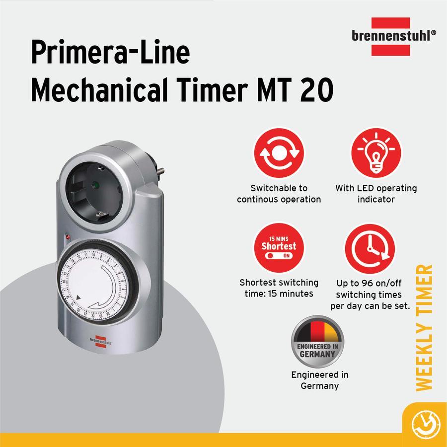Jual Stop Kontak Timer Terminal Colokan Listrik 1 Lubang Brennenstuhl ...