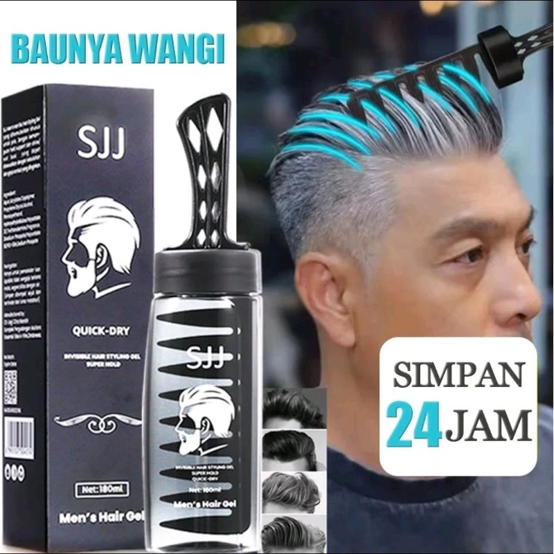 Jual SJJ Hair Styling Gel Perawatan Rambut Pelurus Rambut Mengatur ...