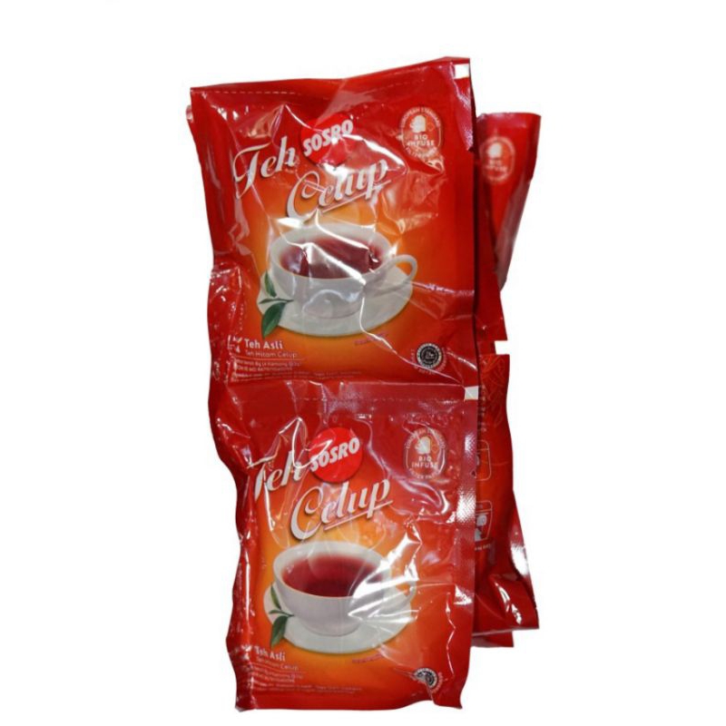 Jual TEH SOSRO POCI CELUP vanila melati sachet RENCENG / RENTENG ...