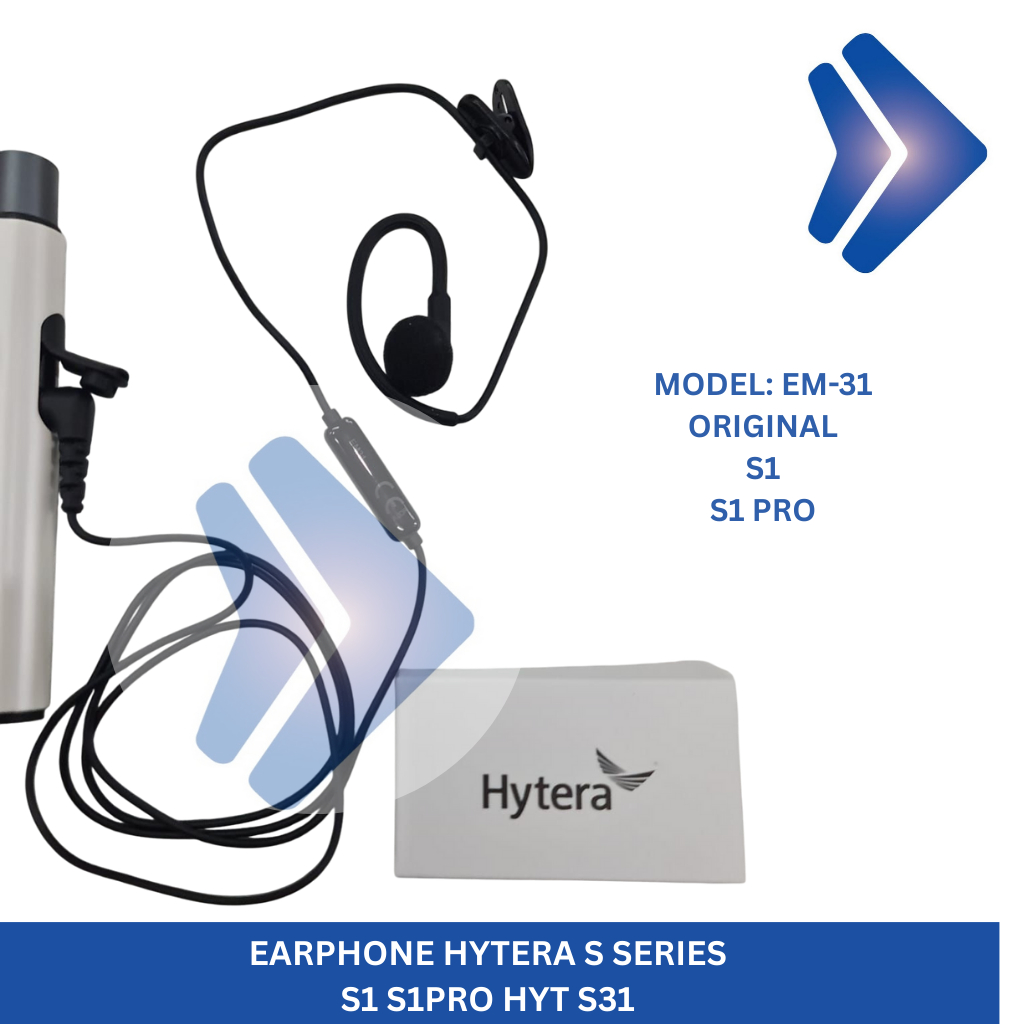 Jual Hytera Earphone S Series EM-31 Original S1 Pro PRO HYT S31 ...
