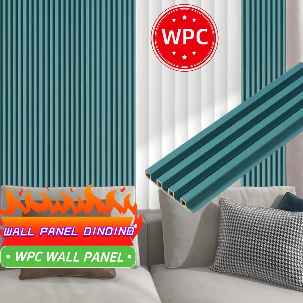 Jual WPC WALL PANEL PVC/3D HIASAN DINDING DIY WOOD PANEL/2.9METER3METER ...