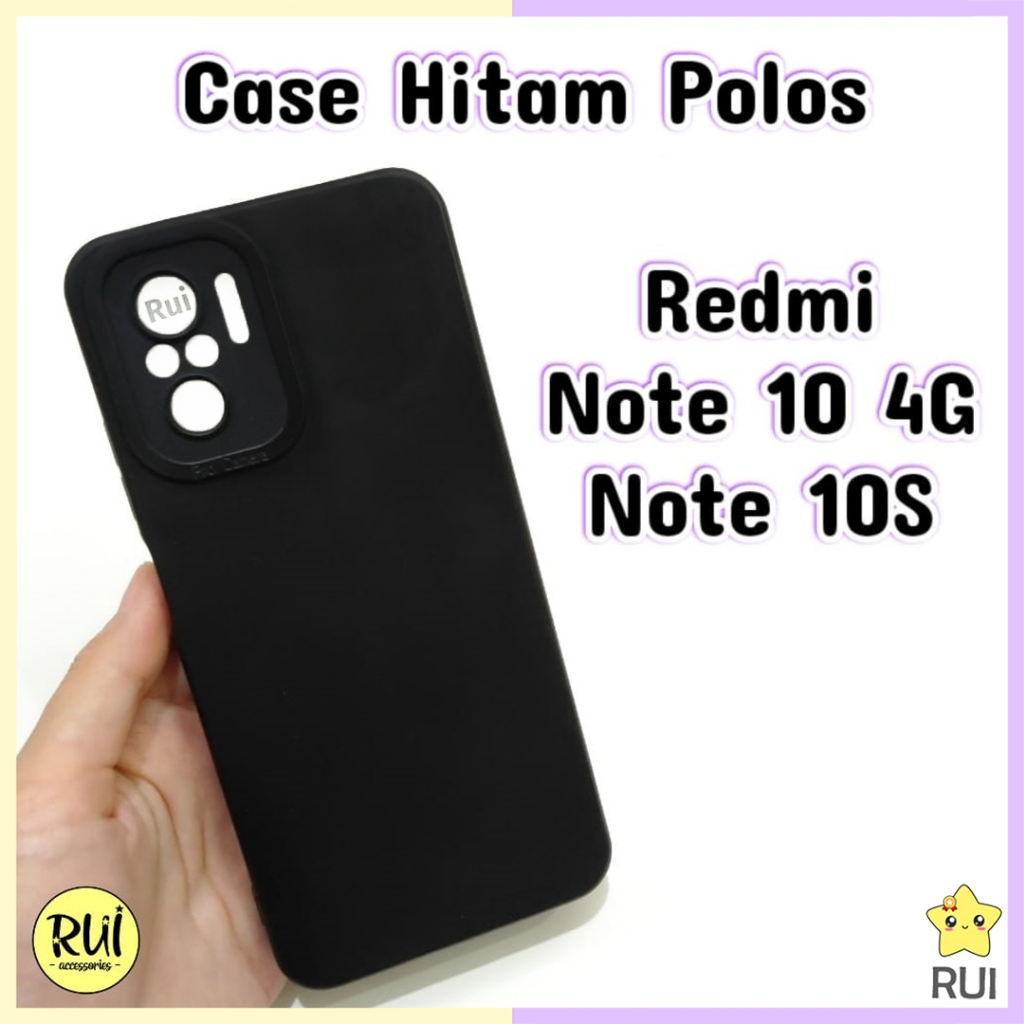 Jual Case Hitam Redmi Note 10 / Redmi Note 10S Black Matte Xiaomi ...