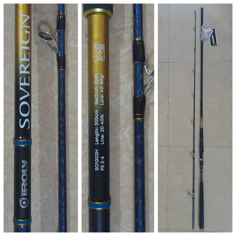 Jual Joran Shore Jigging 3 meter Iroly Sovereign Fuji Carbon | Shopee Indonesia