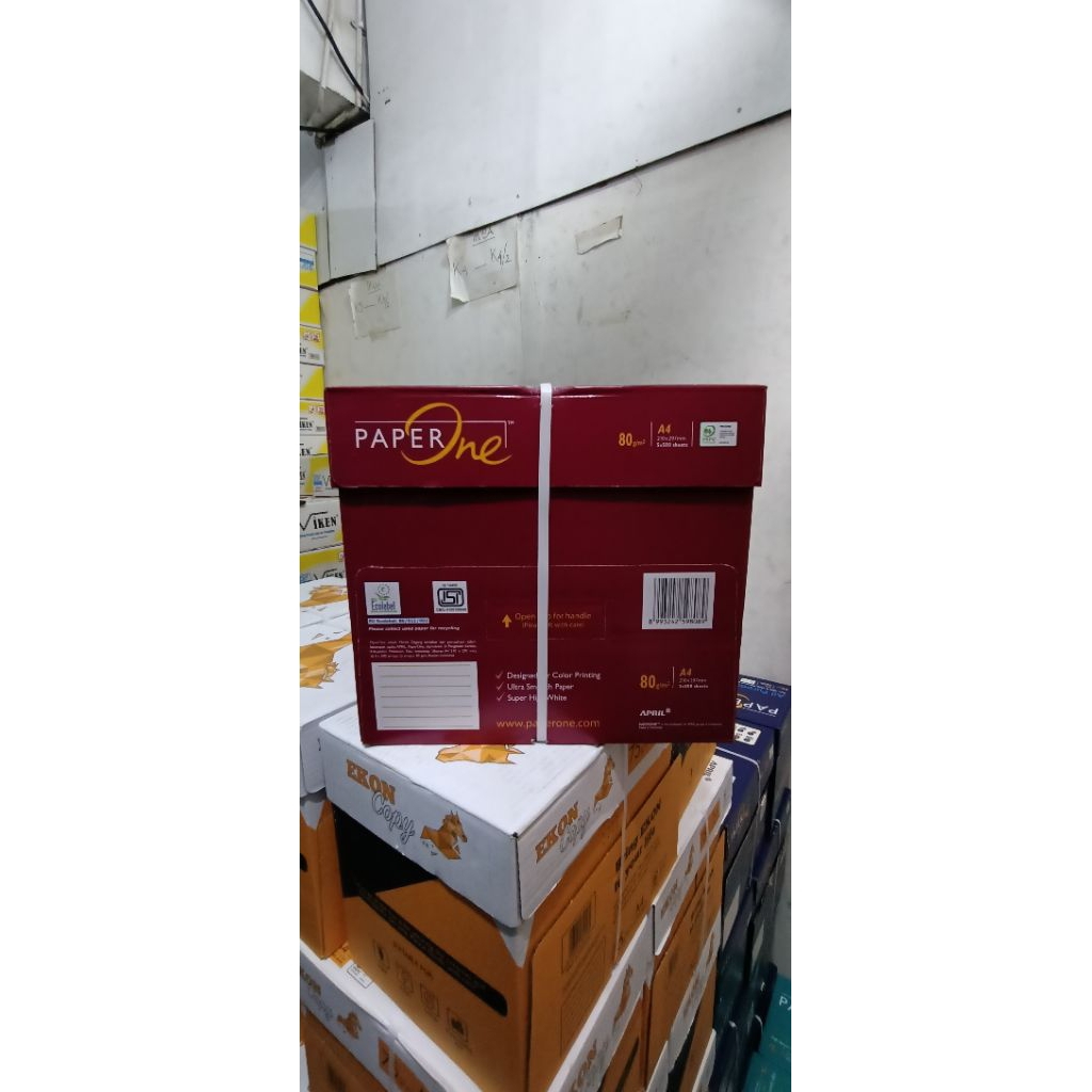Jual Kertas HVS A4 80 gram PAPER ONE dus merah (New) | Shopee Indonesia