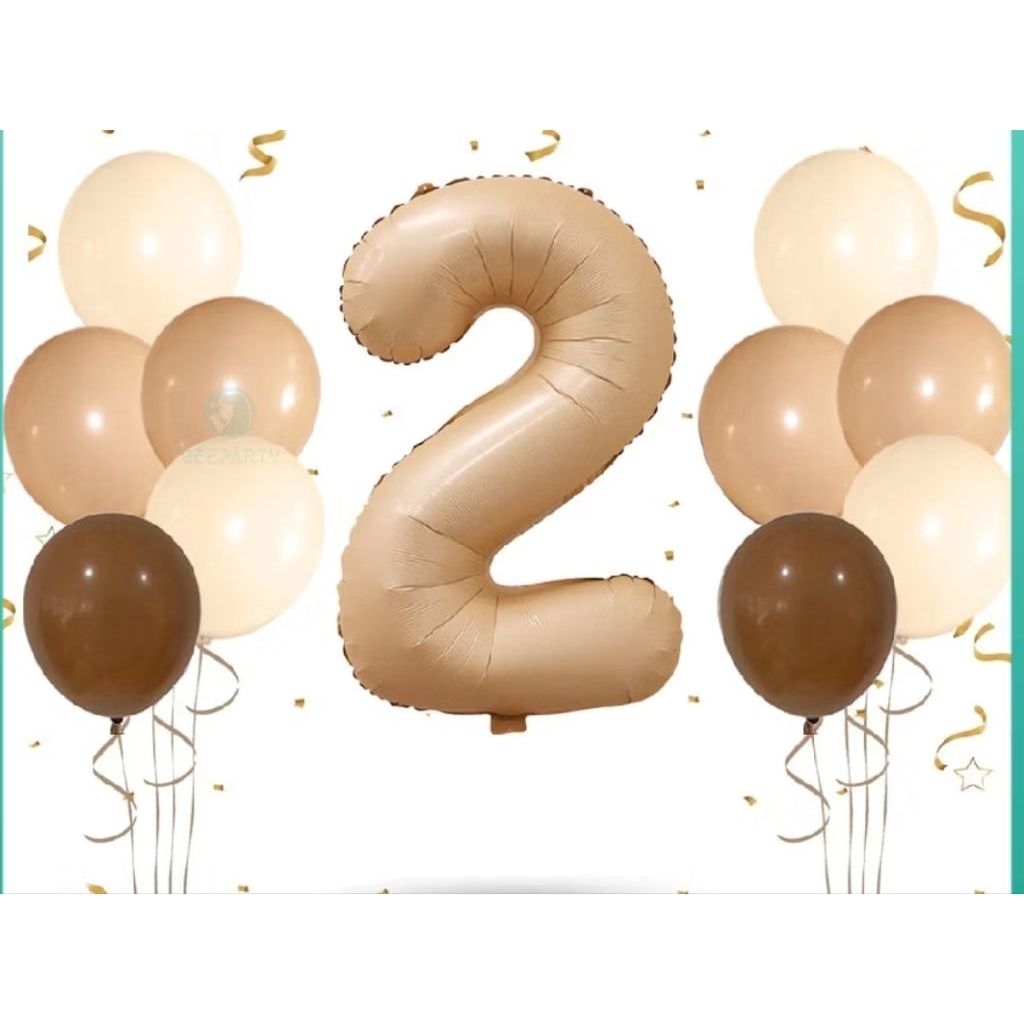 Jual PAKET SET ANGKA+BALON RETRO COKLAT MIX (ANGKA REQUEST) | Shopee ...