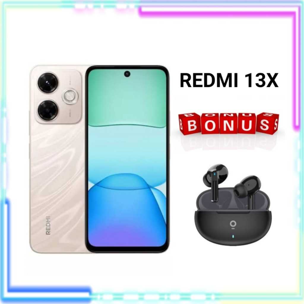 Jual XIAOMI REDMI 13 & REDMI 13X 8/128 & 8/256 NEW GARANSI RESMI ...