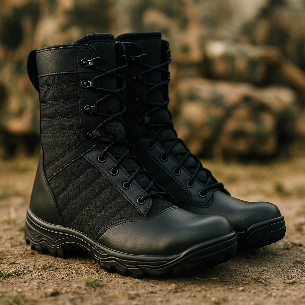 Jual Sepatu Safety Pria Boot Ujung Besi Black Force Septi Boots Proyek ...