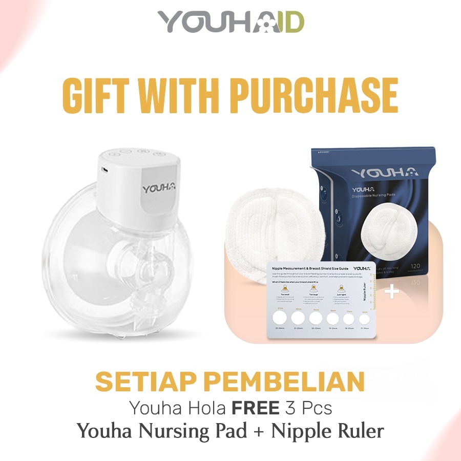 Jual YOUHA HOLA - WEARABLE BREASTPUMP | Shopee Indonesia