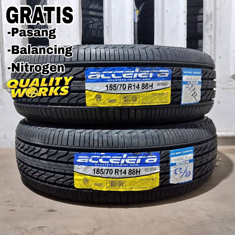 Jual Ban Mobil Avanza, Xenia, Ring 14 Ukuran Standar 185 70 R14 Accelera Eco Plush | Shopee ...
