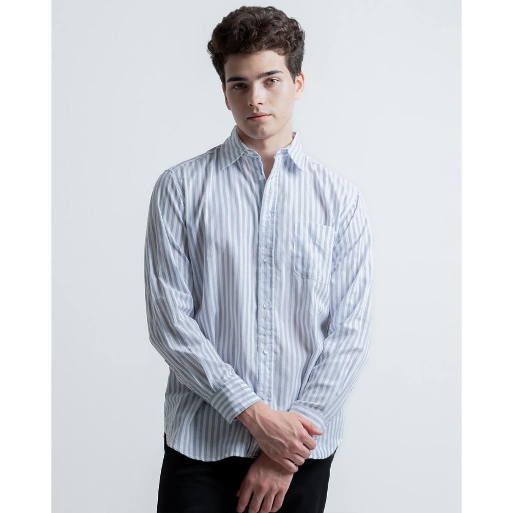 Jual HSRM - Piere Big Stripe Blue Sky | Shopee Indonesia