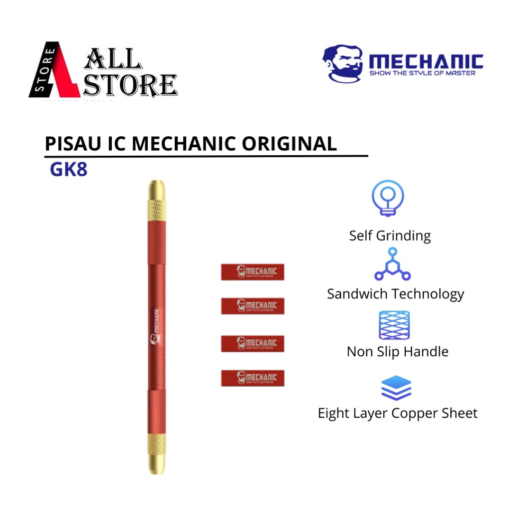 Jual MECHANIC GK8 PISAU IC ORIGINAL CUTTER IC SERVICE / PISAU UKIR ...