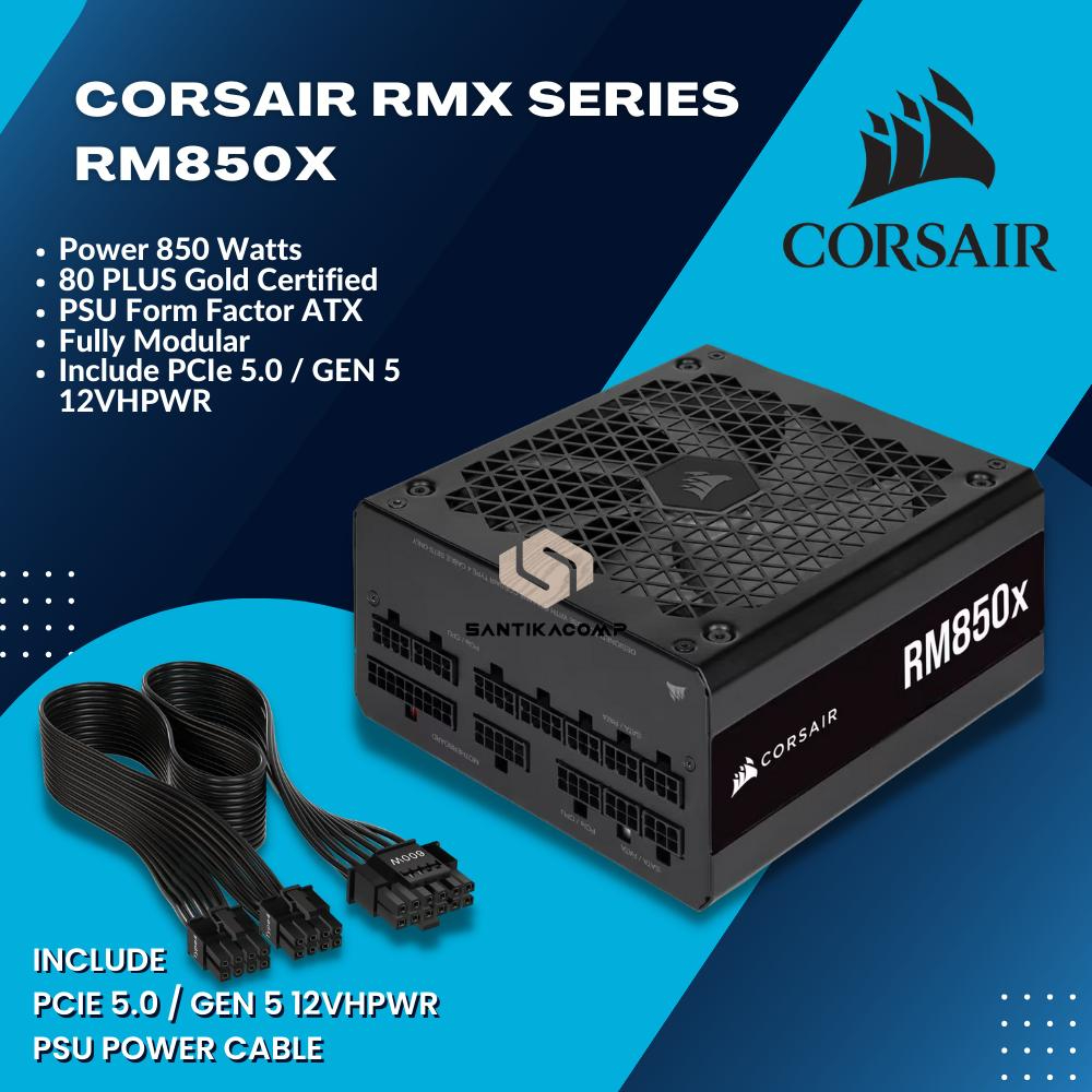 Jual PSU Corsair RMx Series RM850x 850 Watt 70.8 Ampere Fully Modular ...