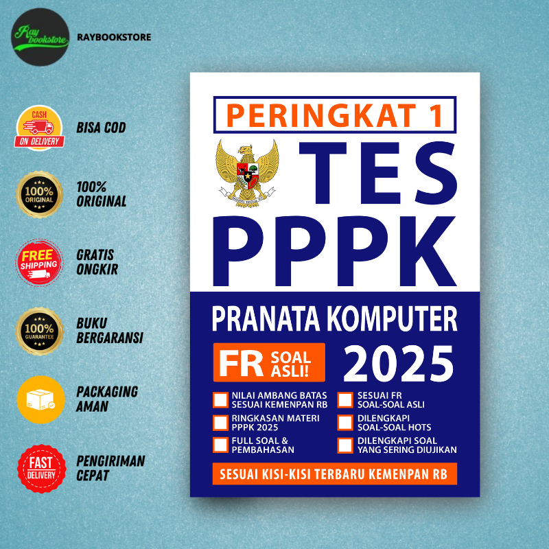 Jual Buku Peringkat 1 PPPK Pranata Komputer 2025 - Media Eduka | Shopee Indonesia