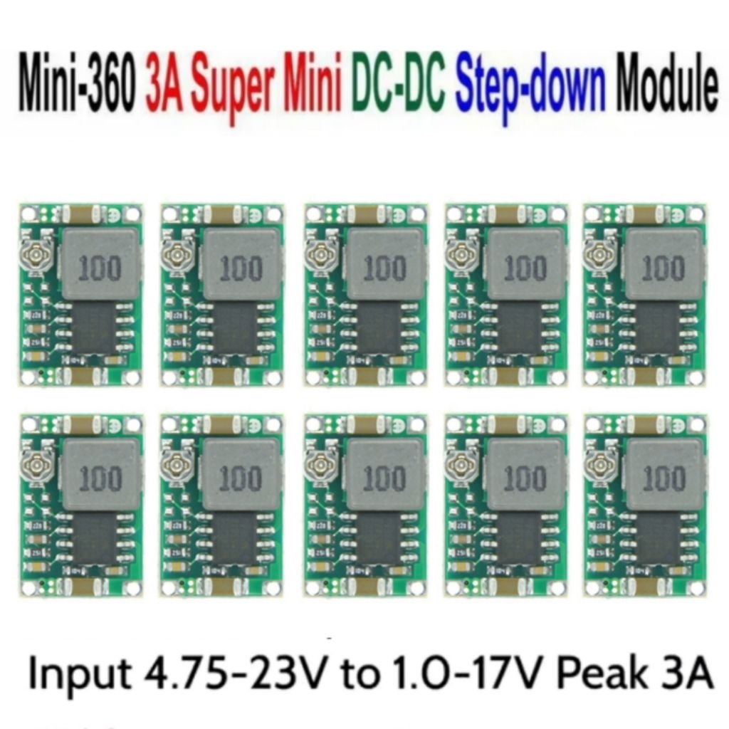 Jual Module Micro Step Down Modul Mini 360 DC Buck Regulator | Shopee ...