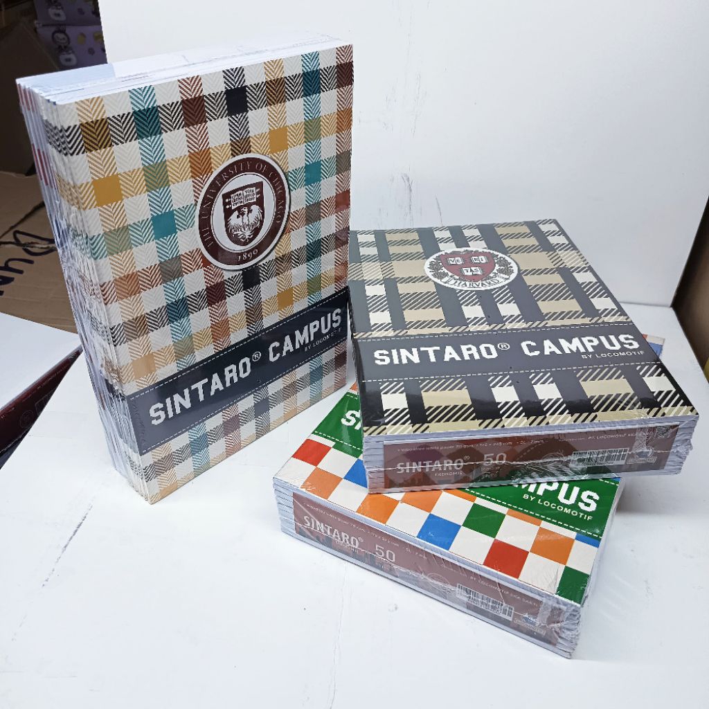 Jual Promo Buku Tulis Campus Sintaro B5 Ukuran Panjang (10 Buku 50 ...