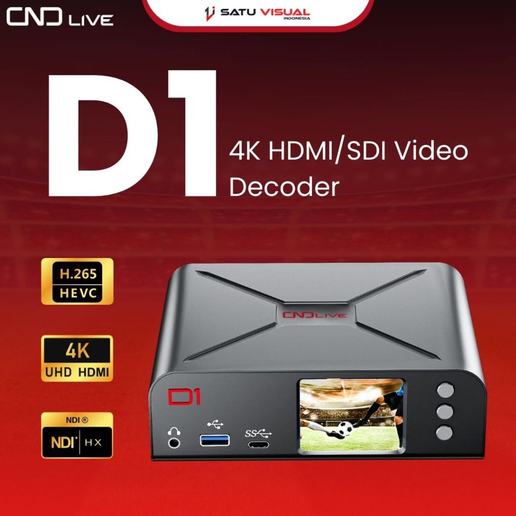Jual CND Live D1 - H.265 HEVC 4K UHD HDMI SDI Video Decoder | Shopee Indonesia