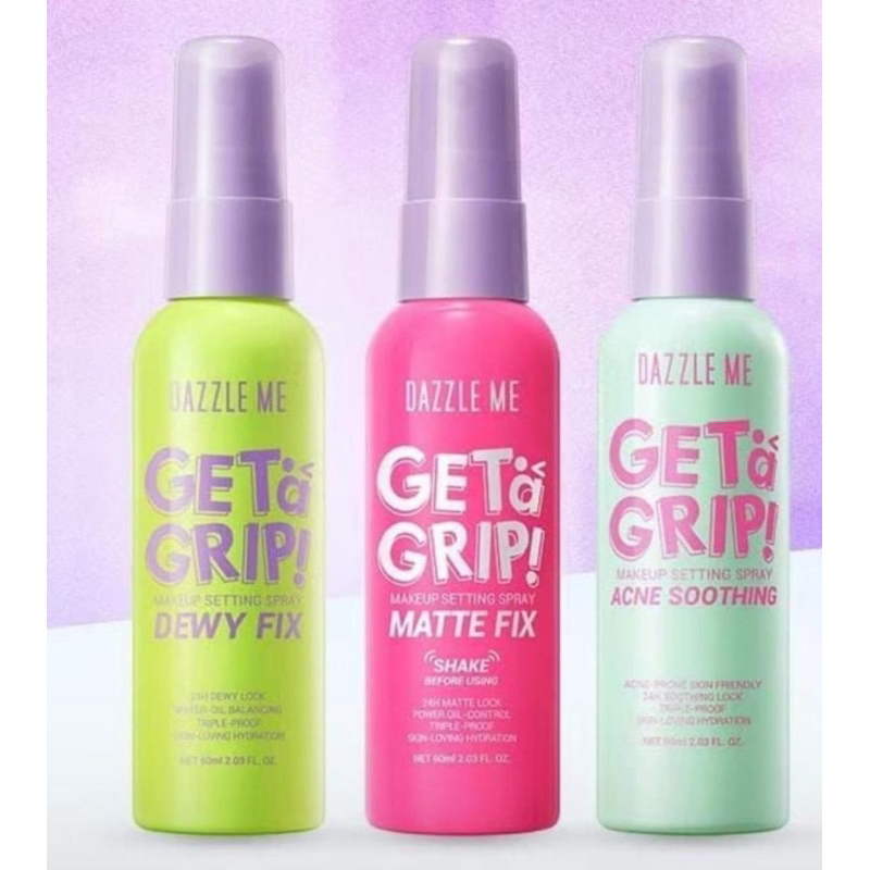Jual DAZZLE ME Get A Grip Setting Spray | DAZZLE ME Skin Stay Hydrated ...