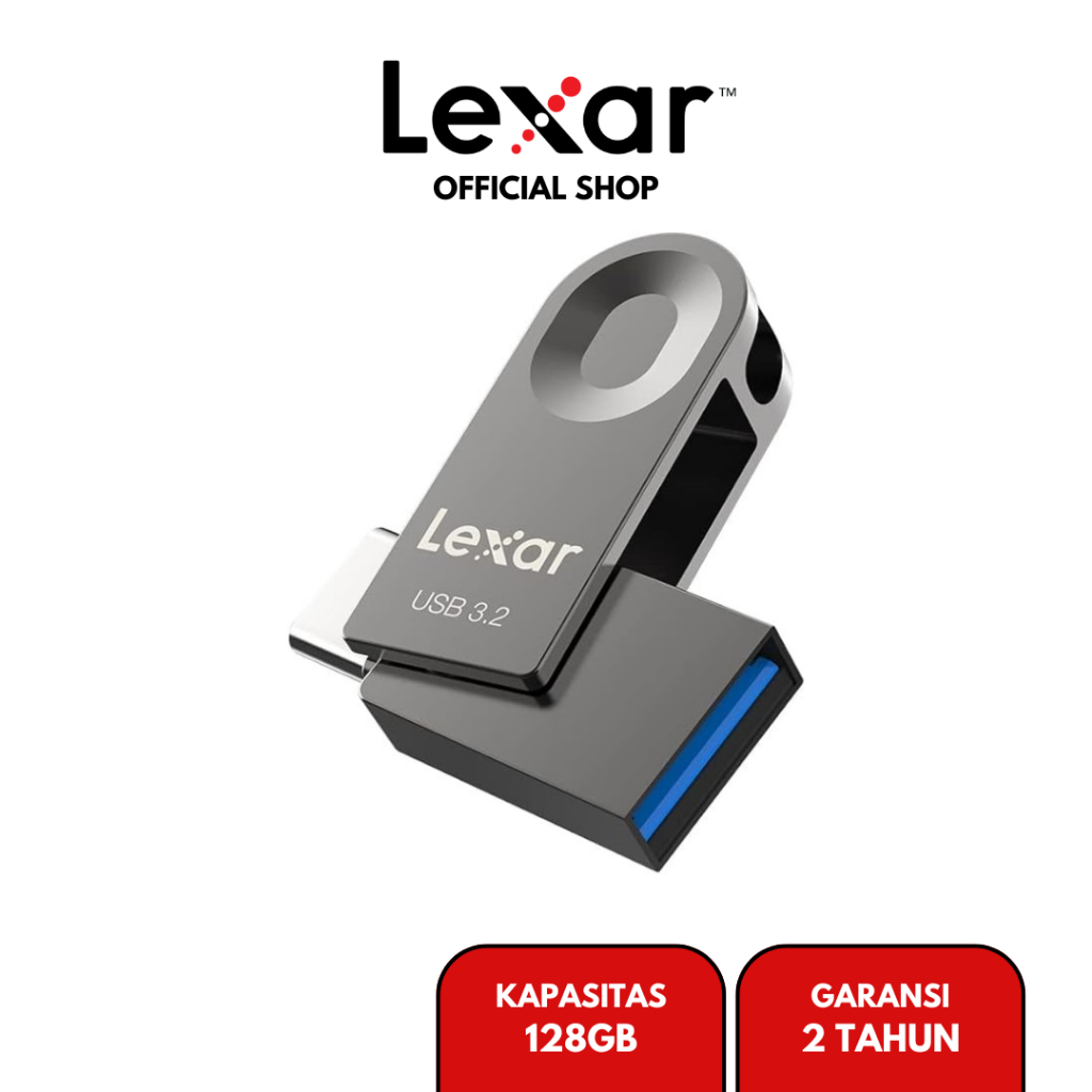 Jual Lexar JumpDrive Dual Drive E32C USB 3.2 OTG Type C - 128GB | Shopee Indonesia