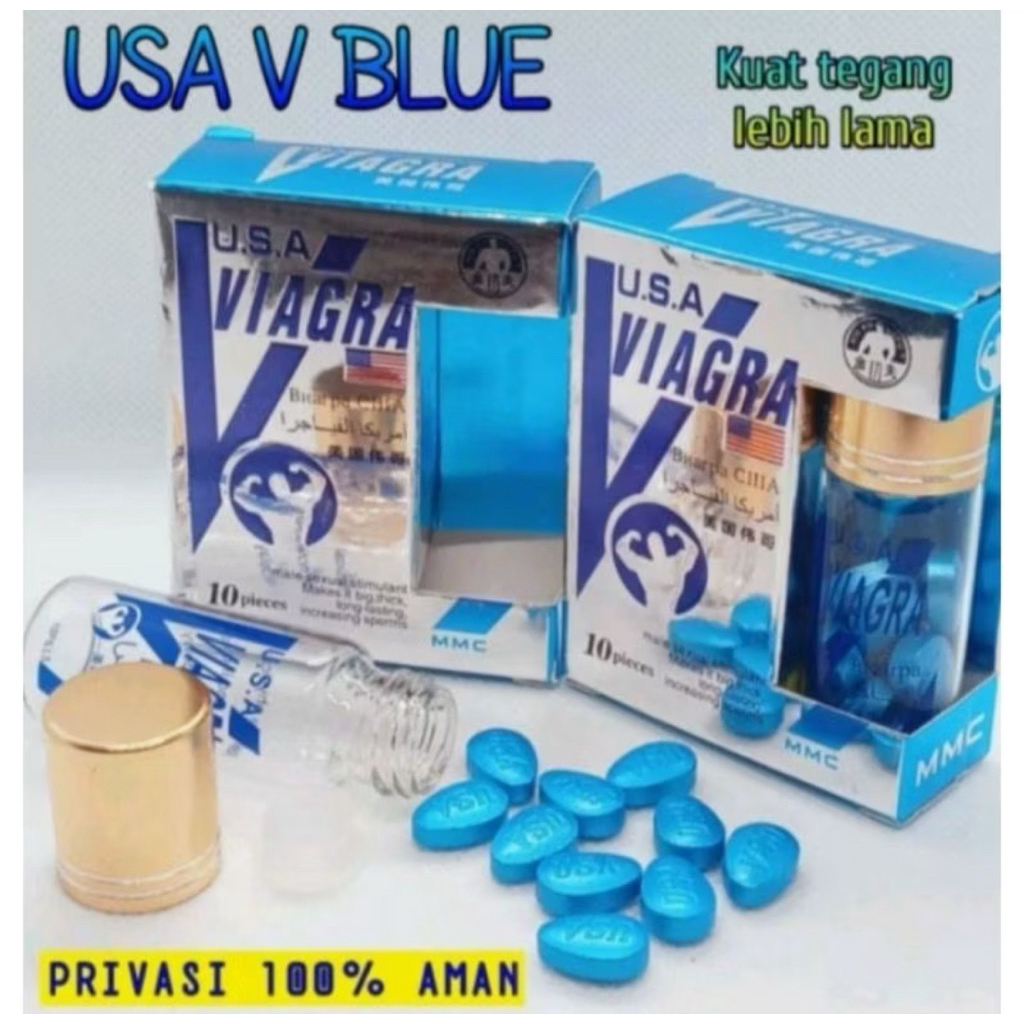 Jual Viagraa Mmc Blue Biru Original Pil Penambah Stamina Pria Obat ...