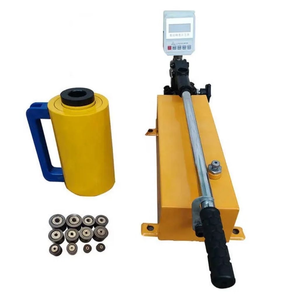 Jual Hydraulic Pull Out Tester TESS 100 Ton | Alat Uji Anchor Bolt ...
