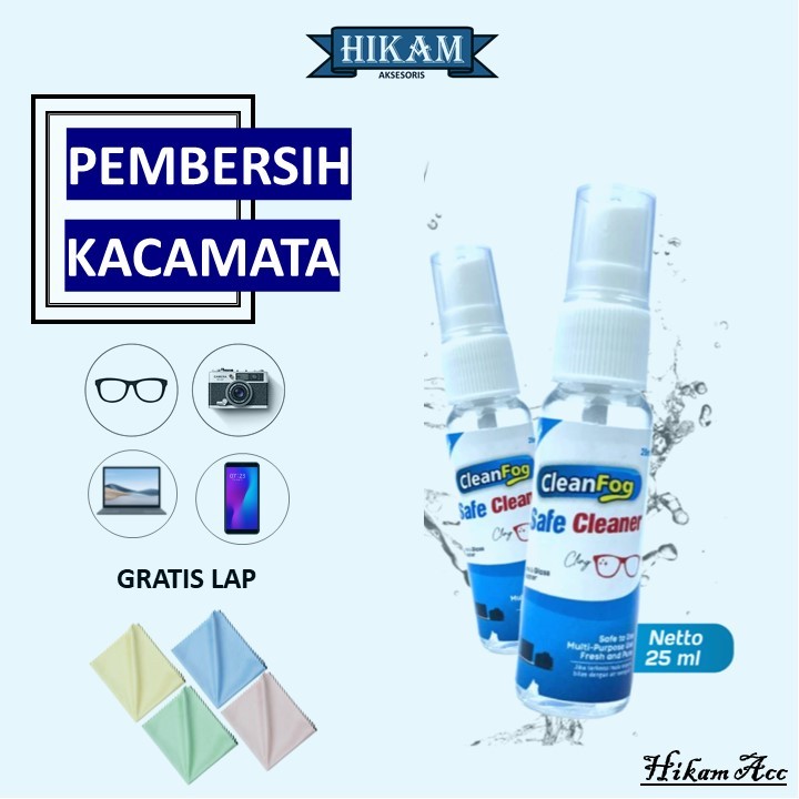 Jual Hikam Pembersih Lensa Kacamata Spray | Cairan Pembersih Lensa ...