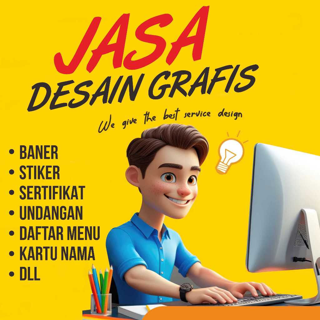 Jual JASA DESAIN, DESAIN BANNER, SPANDUK, STICKER, KARTU NAMA, DLL ...
