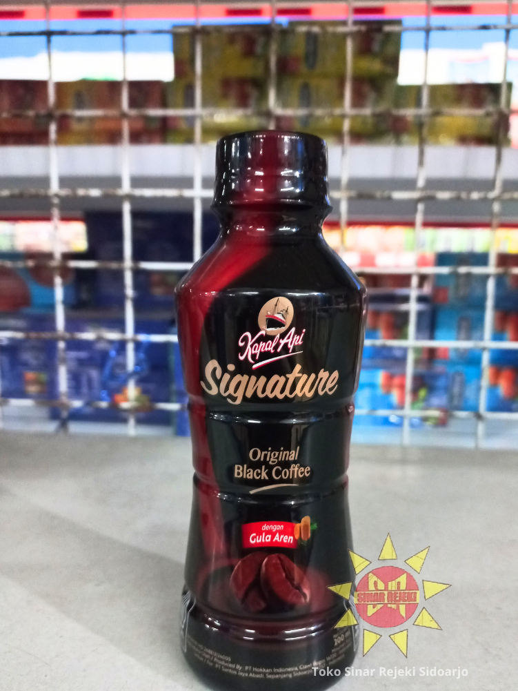 Jual Kapal Api SIgnature Original Black Coffe 200 ml | Shopee Indonesia