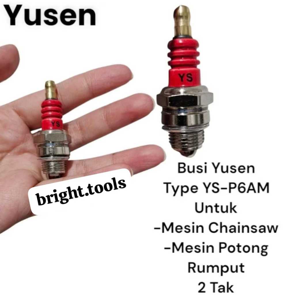 Jual Busi Untuk Mesin Chainsaw dan Mesin Potong Rumput 2 Tak/Busi Mesin Chain Saw Potong Rumput ...