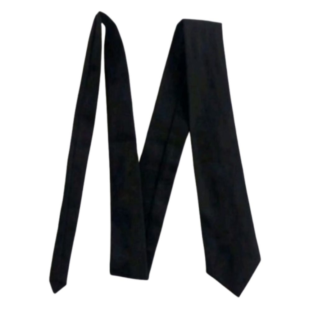Jual dasi hitam polos bahan American dril 125 cm &140 cm | Shopee Indonesia