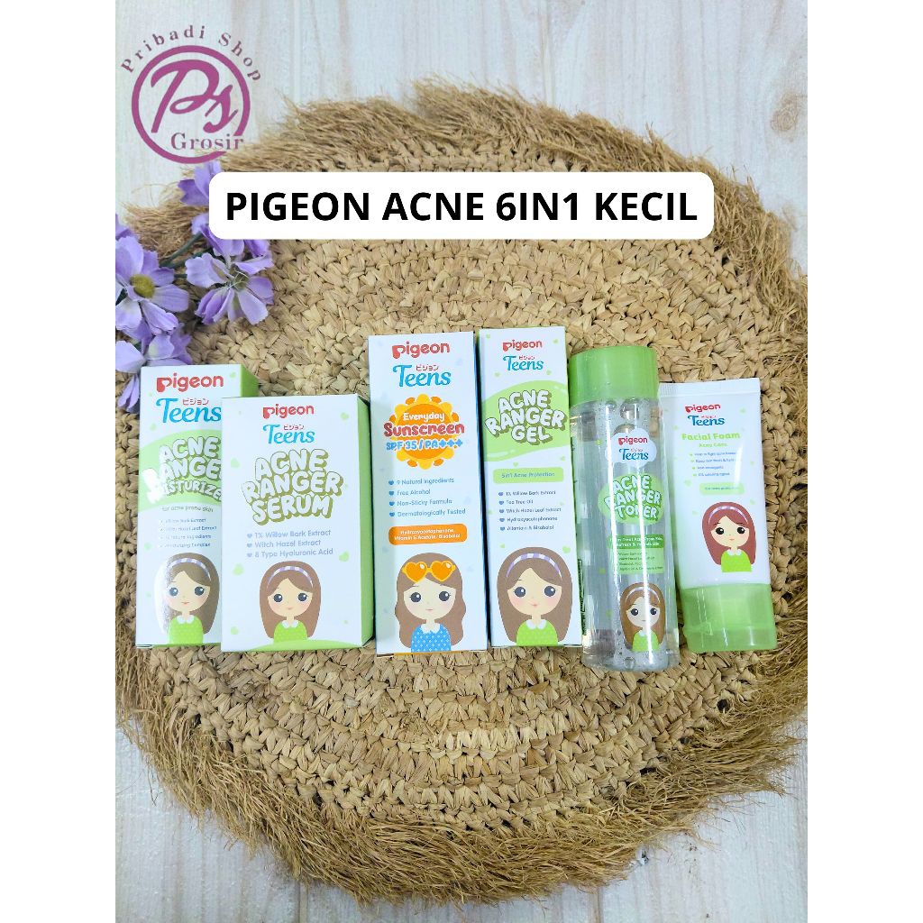 Jual PIGEON PAKETAN PIGEON LENGKAP|| ACNE|| KULIT NORMAL|| KULIT KERING ...