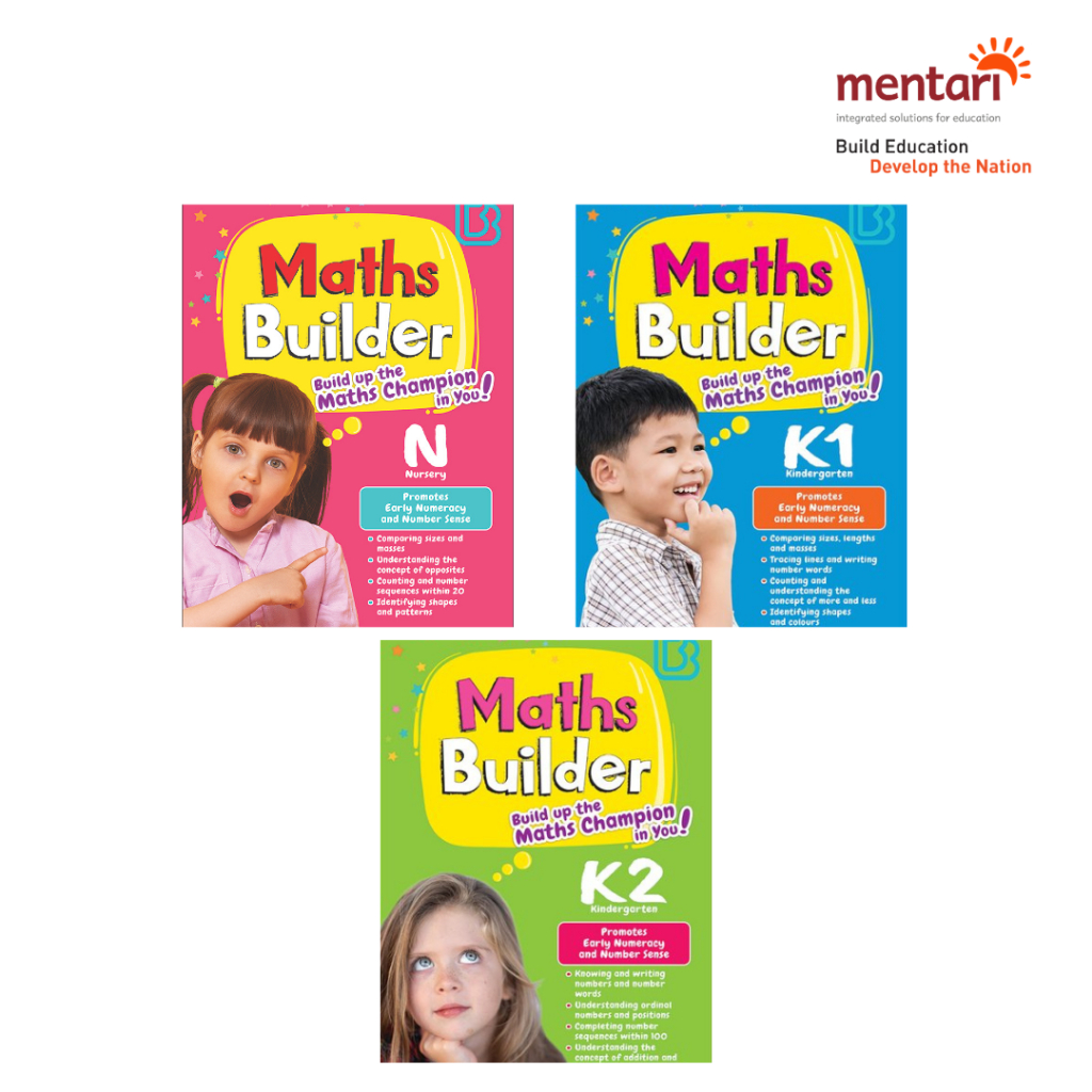 Jual SAP | Maths Builder Preschool | Buku Latihan TK | Shopee Indonesia